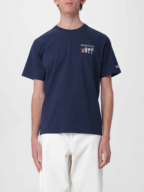 MC2 SAINT BARTH Cotton Crew Neck T-shirt - Blue