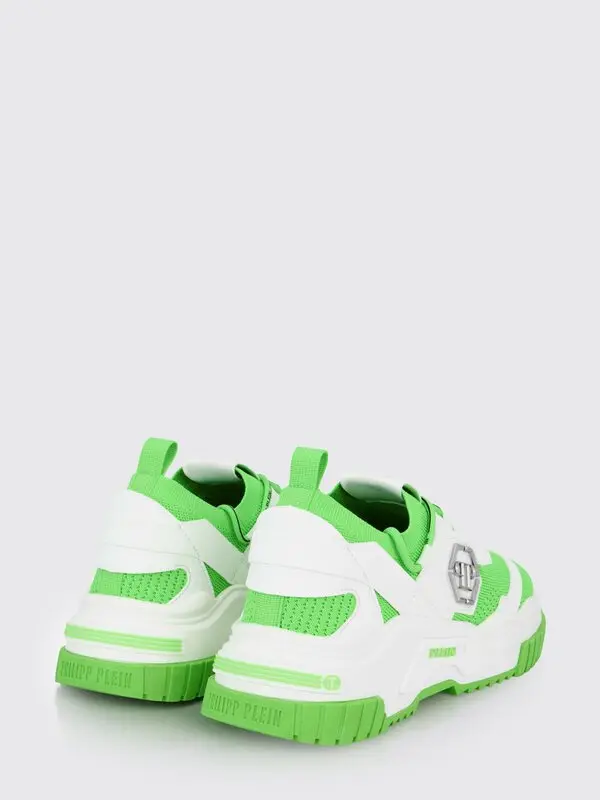 Philipp Plein Low-top Sneakers With Bi Monogram Pattern - White 1