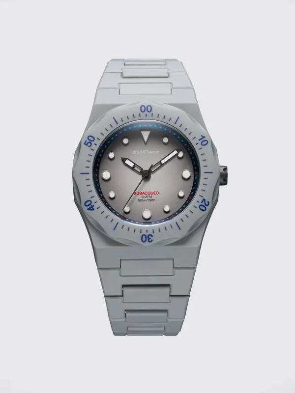 D1 MILANO Steel Diver Watch - Grey