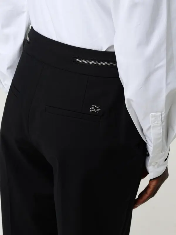 Karl Lagerfeld Tailored Wide Leg Trousers