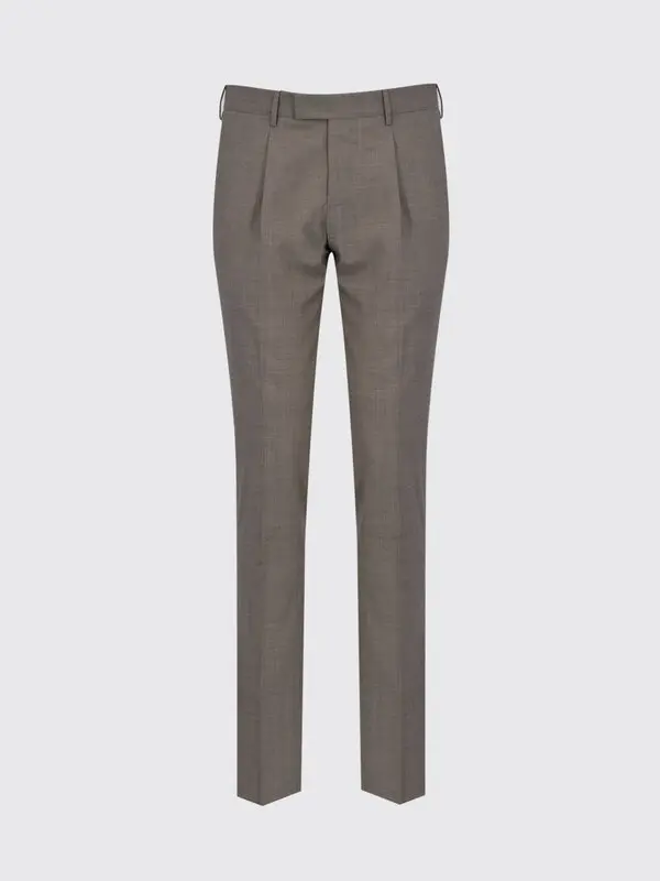 PT TORINO Stretch Virgin Wool Chino Trousers - Colonial