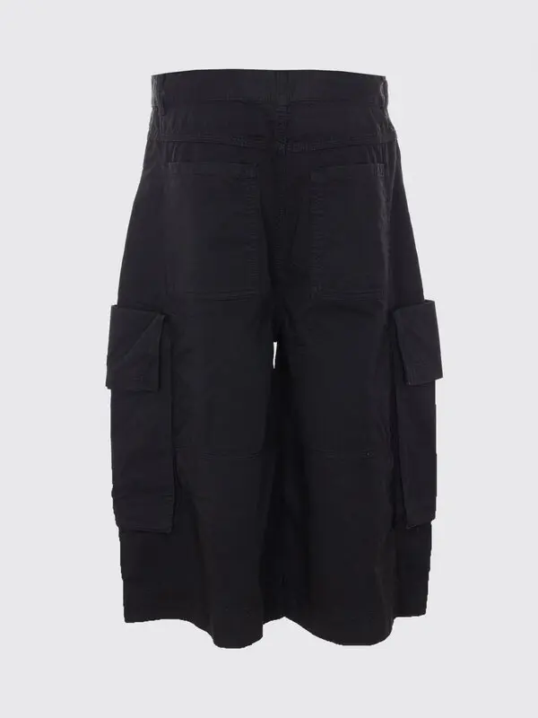Pinko Cotton Gabardine Cargo Shorts - Black