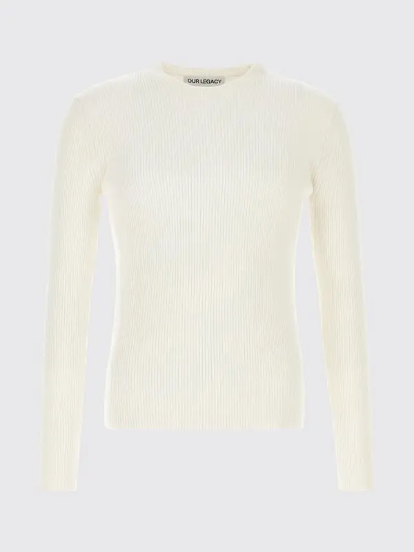Our Legacy Silk Crew Neck Jumper - White