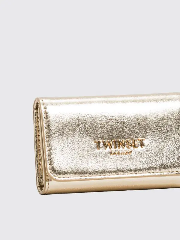 TWINSET Laminated Synthetic Leather Book Keychain