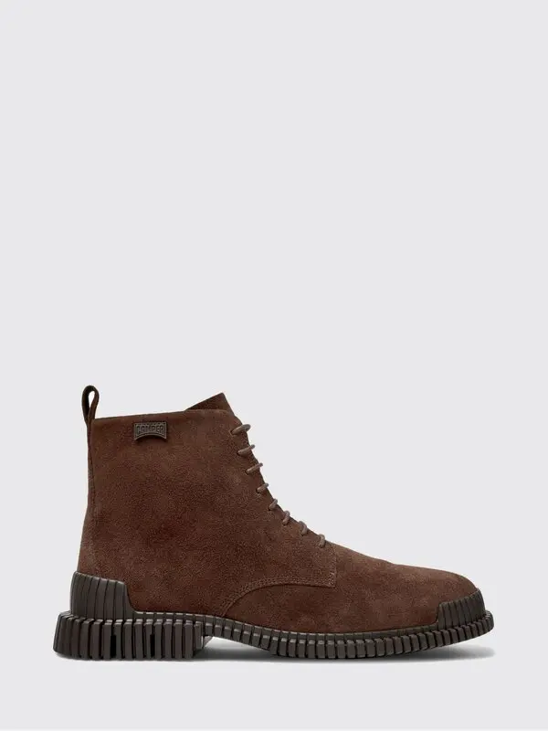 Camper Lace-up Suede Boots