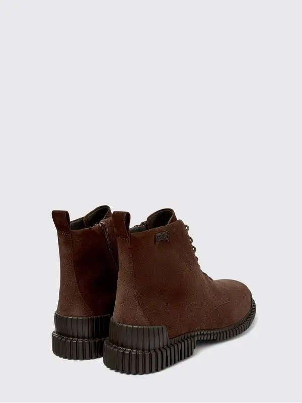 Camper Lace-up Suede Boots