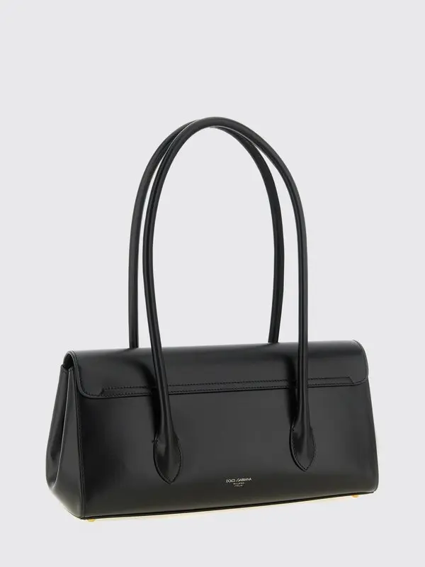 Dolce & Gabbana Marlene Grained Calfskin Leather Shoulder Bag
