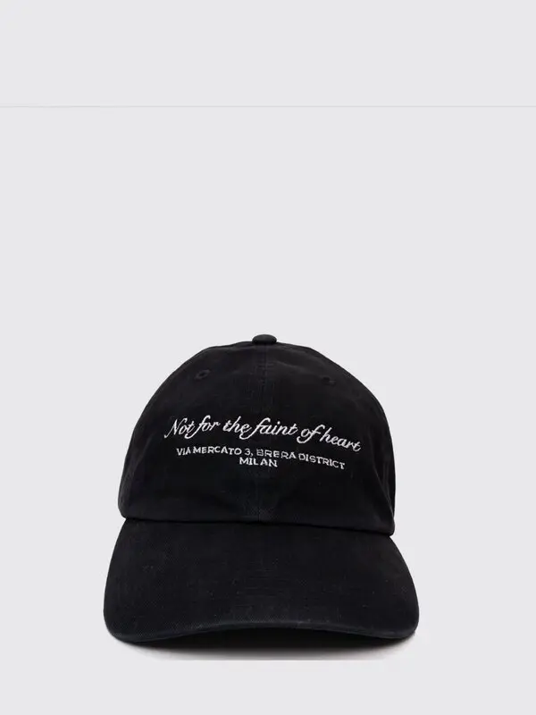 D1 MILANO Cotton Baseball Cap With Slogan