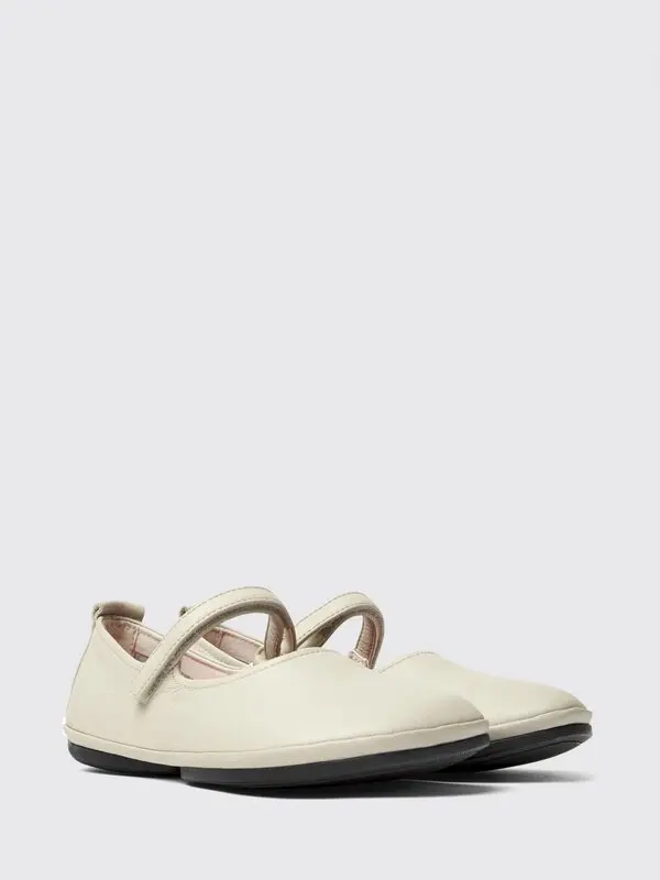 Camper Ballet Pumps With Strap Detail