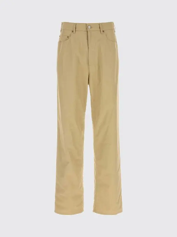 MAISON MARGIELA Wide Cotton Blend Trousers