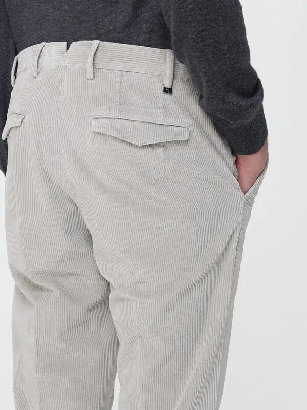 PT TORINO Tailored Corduroy Trousers - Grey