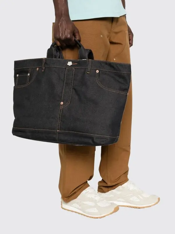 Kenzo Cotton Denim Tote Bag