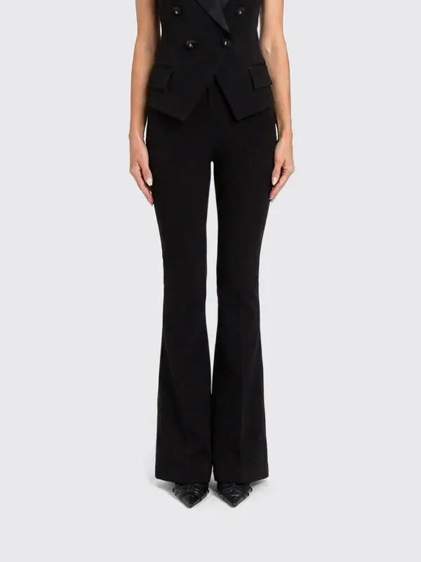 TWINSET Flared Trousers In Viscose Blend