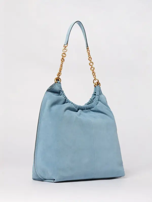 Michael Kors Indie Suede Shoulder Bag - Blue