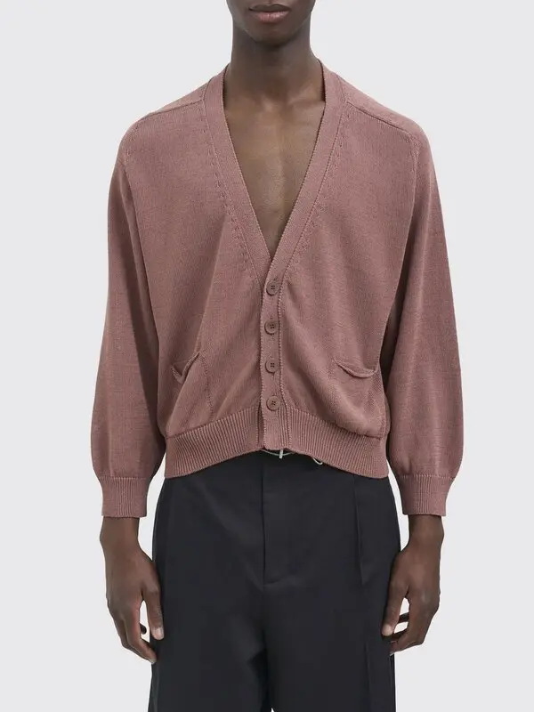 MAGLIANO Cotton Cardigan With Logo - Pink