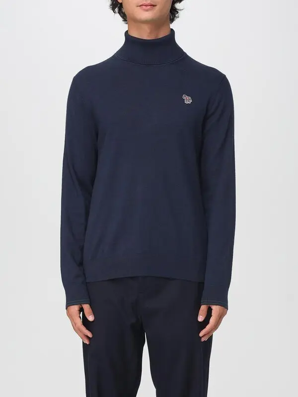 Paul Smith High Neck Jumper - Navy