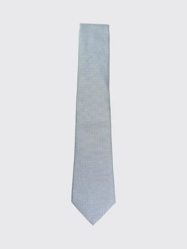 Giorgio Armani Polka Dot Silk Tie - Blue