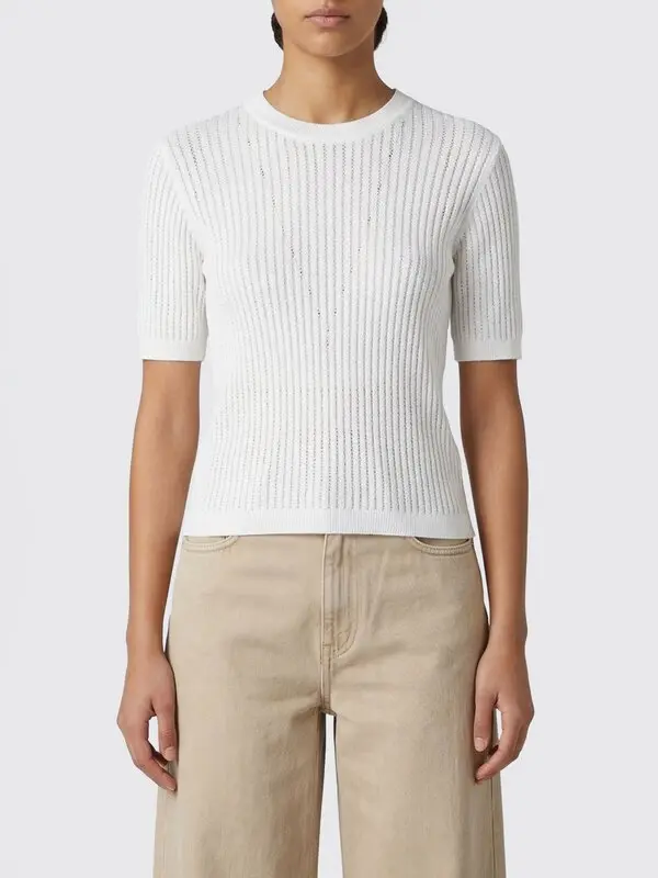 ROBERTO COLLINA Cotton Blend Knit Sweater