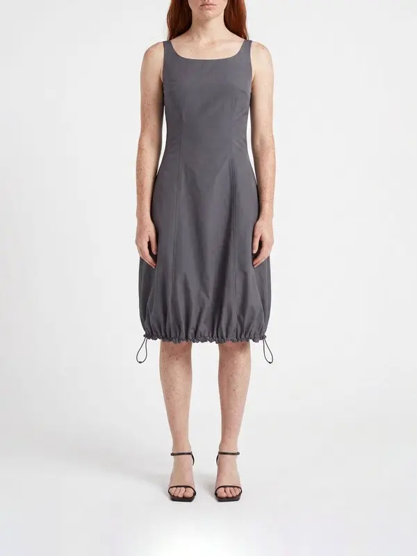 Coperni Viscose Mini Dress With Drawstring