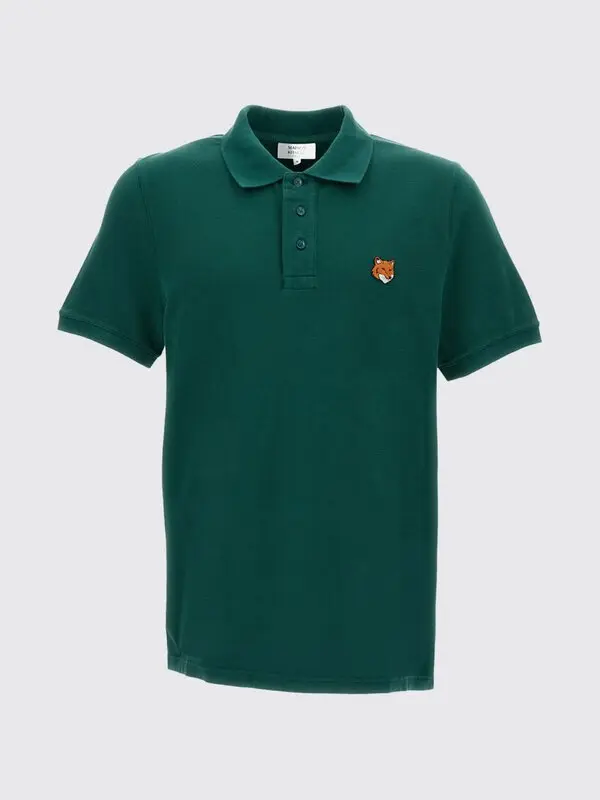 Maison Kitsuné Organic Cotton Polo Shirt - Green