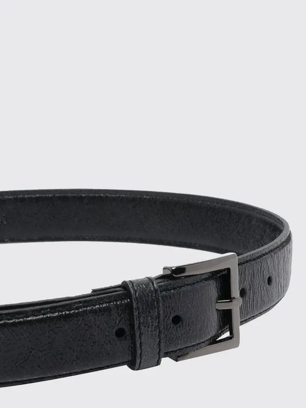 Orciani Crinkled Leather Belt