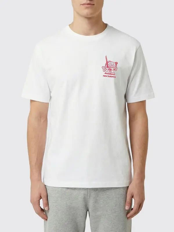 NEW BALANCE Printed Cotton T-shirt