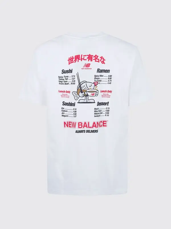 NEW BALANCE Printed Cotton T-shirt
