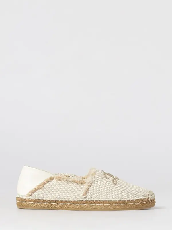 JIMMY CHOO Avi Canvas And Leather Espadrilles