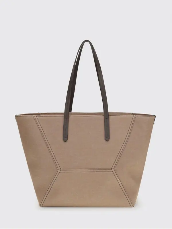 Brunello Cucinelli Bc Duo Cotton Canvas Bag