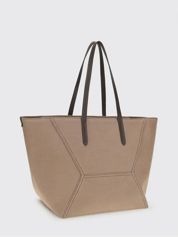 Brunello Cucinelli Bc Duo Cotton Canvas Bag