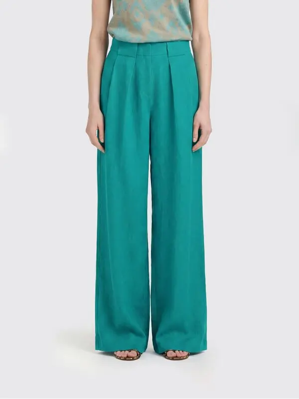 Momoni Trousers - Emerald