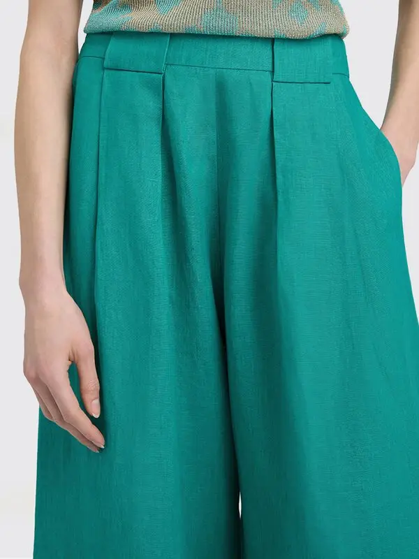 Momoni Trousers - Emerald