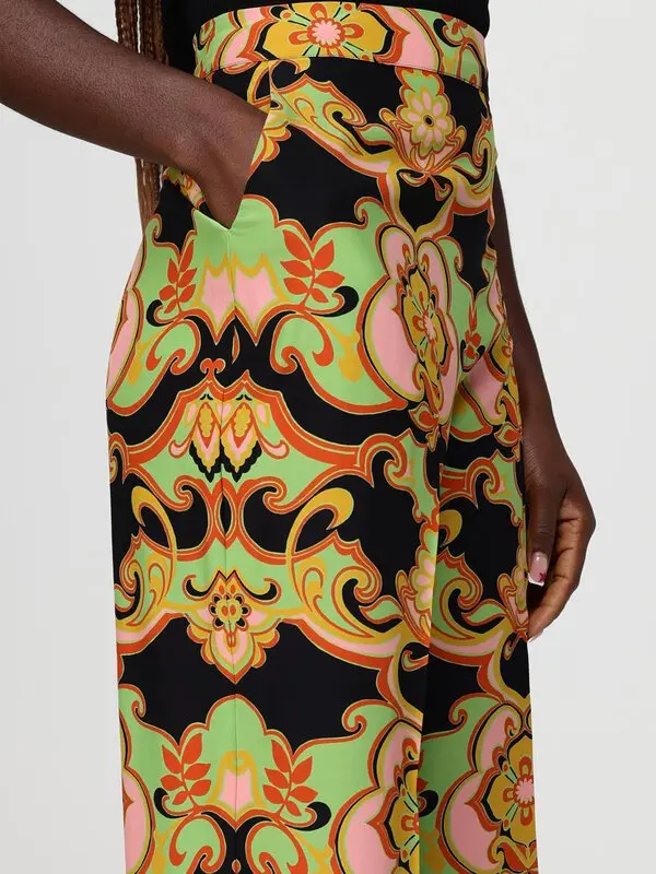 Etro Palazzo Trousers In Jersey With Ethnic Print
