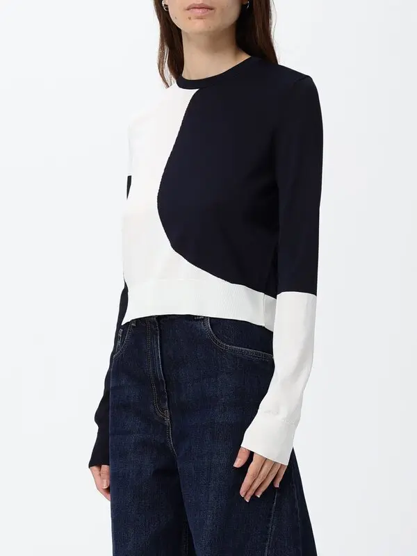 Max Mara Slim Fit Abstract Wool And Cashmere Sweater