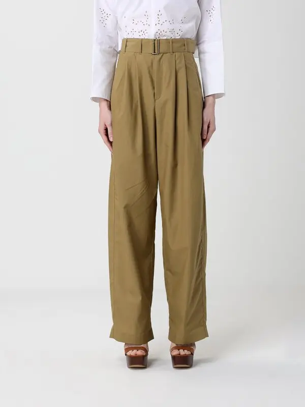 Soeur Cotton Wide Leg Trousers
