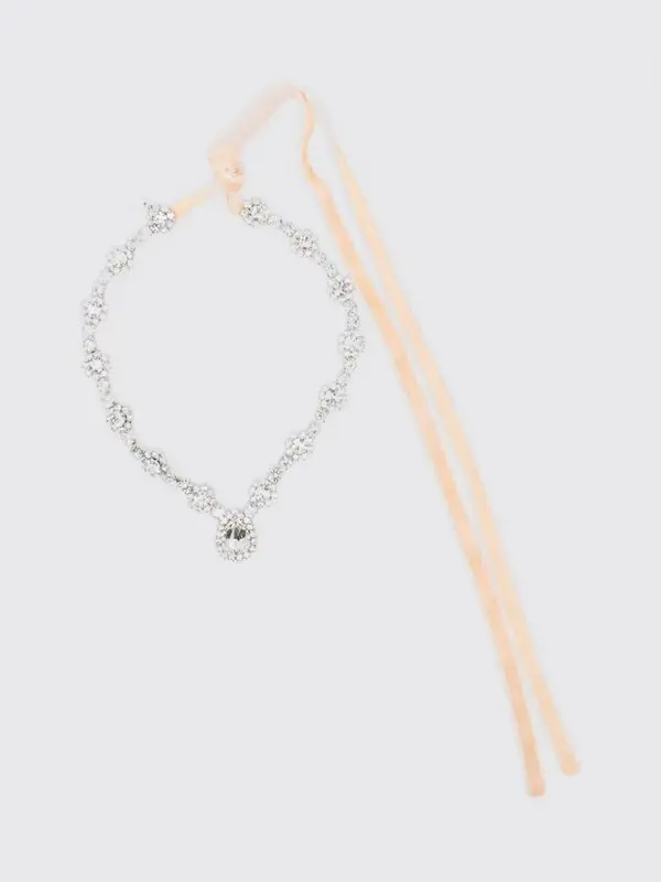 N° 21 Brass Necklace With Set Rhinestones