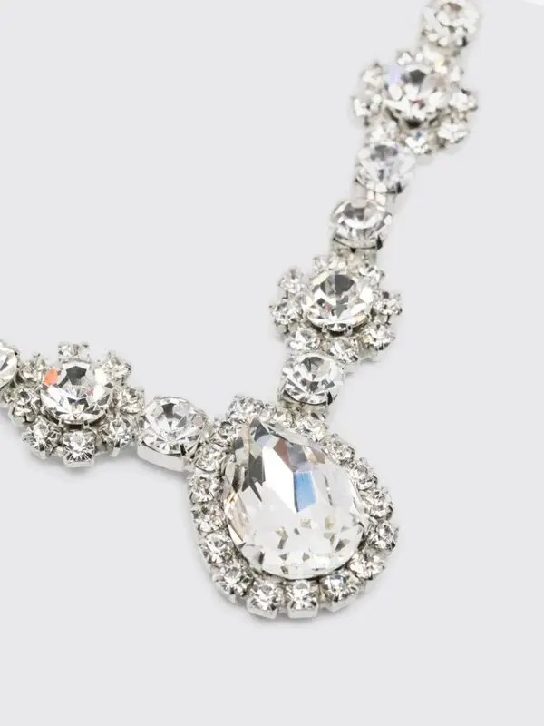 N° 21 Brass Necklace With Set Rhinestones