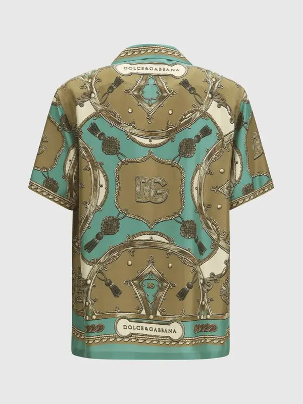Dolce & Gabbana Printed Silk Shirt
