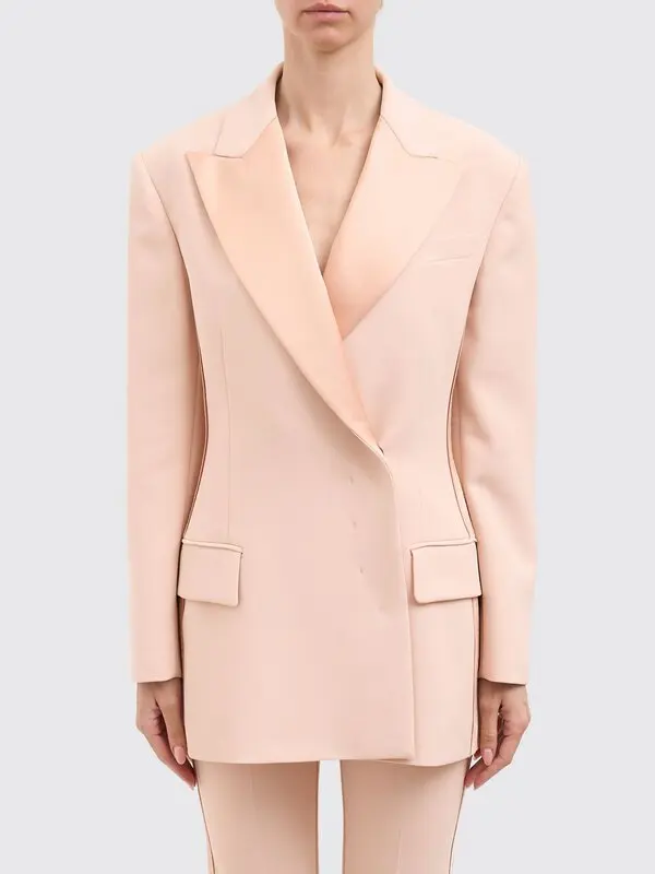 Elisabetta Franchi Double Breasted Polyester Blazer