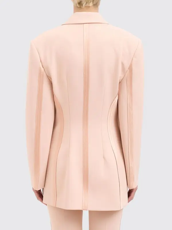 Elisabetta Franchi Double Breasted Polyester Blazer