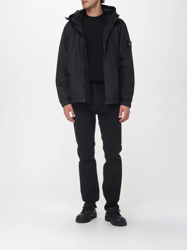 Stone Island Light Raw Hand Organic Cotton Knit Crewneck Sweater - Blue