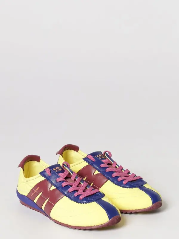 Marc Jacobs Leather And Nylon The 400 Bleecker Runner Sneakers - Yellow