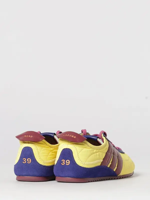 Marc Jacobs Leather And Nylon The 400 Bleecker Runner Sneakers - Yellow