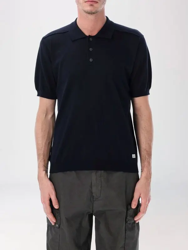 C.P. COMPANY Cotton Polo Shirt - Blue