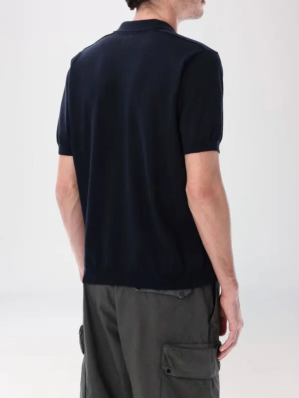 C.P. COMPANY Cotton Polo Shirt - Blue