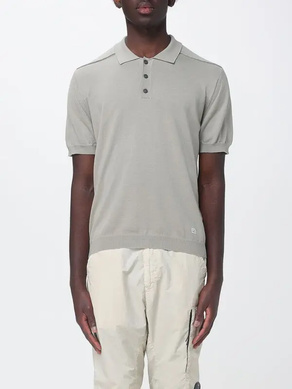 C.P. COMPANY Cotton Polo Shirt - Cream