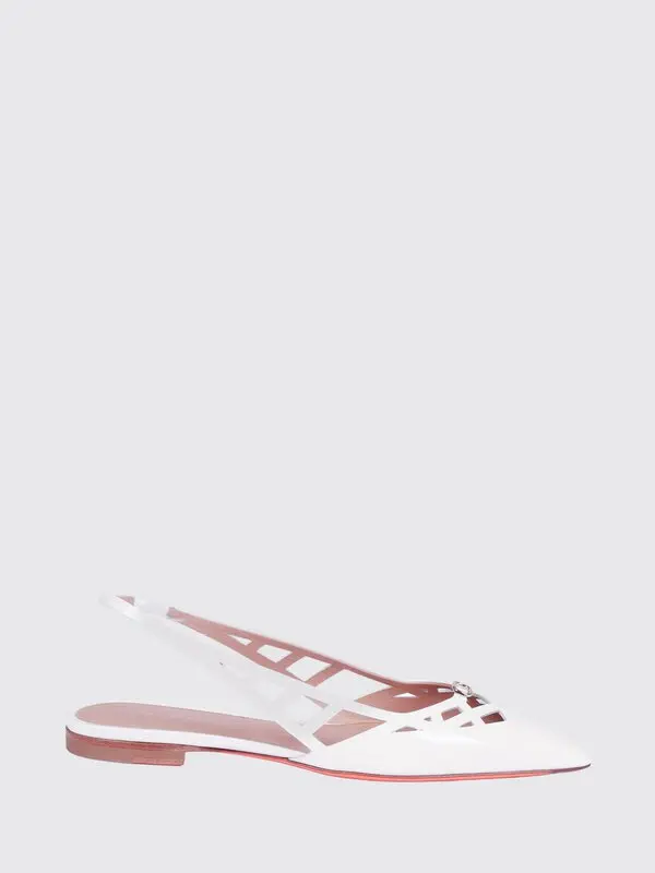 Santoni Patent Leather Slingback Ballet Flats