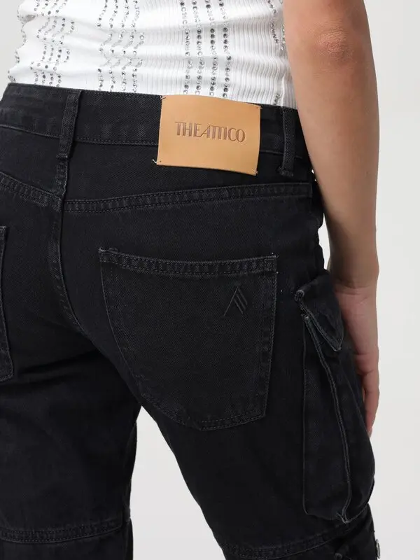 Attico Cargo Jeans - Black