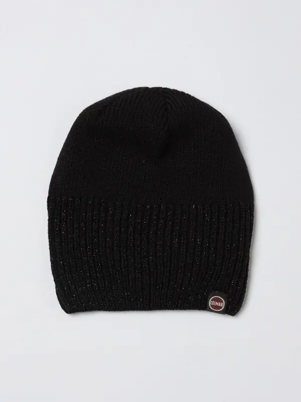 COLMAR Ribbed Beanie With Glitter Detail - Black