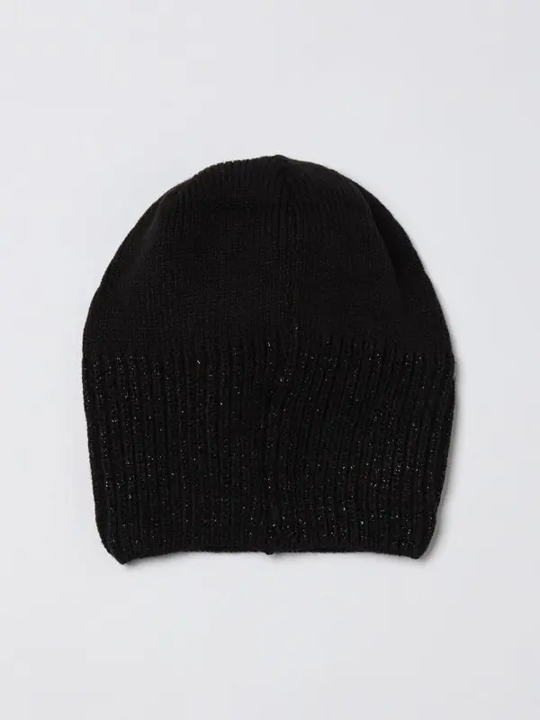 COLMAR Ribbed Beanie With Glitter Detail - Black